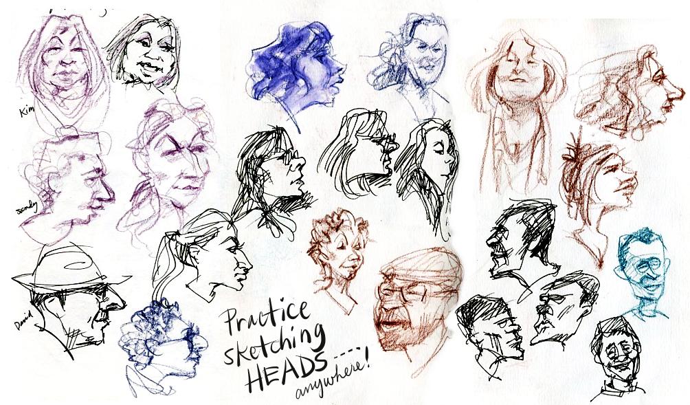 Fast & Loose Sketching: Heads & Hands Kit - SHIFT-IT Coach